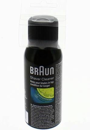 Braun Shaver Cleaner Reinigings spray voor scheerbladen & messenkoppen ...