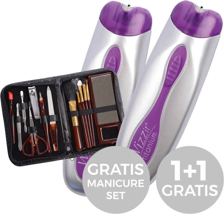 Wizzit Titanium , 1+1 Gratis, Epliator voor het hele lichaam, ook voor ...